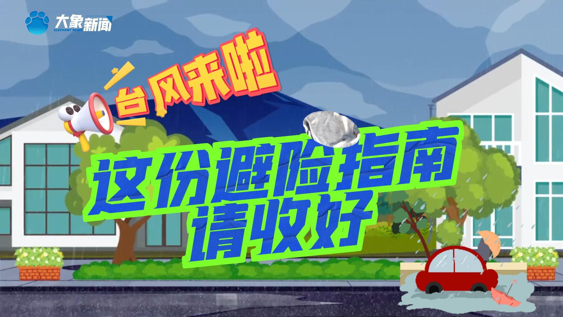 所有人 台风来袭这份避险指南请收好